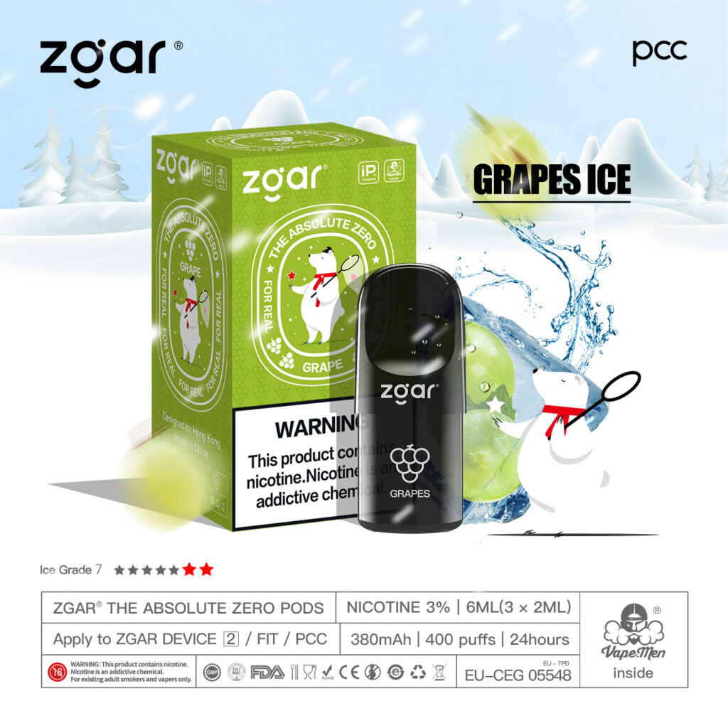 zgar冰熊芒果mango • zgar vape Official Shop zgar冰熊电子烟烟弹 USA 美国 zgar冰熊 pod buy zgar pods 冰熊通配四代五代RELX ...